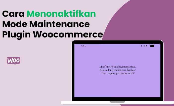 Cara Menonaktifkan Mode Maintenance Pada Plugin Woocommerce - Davdigital Id